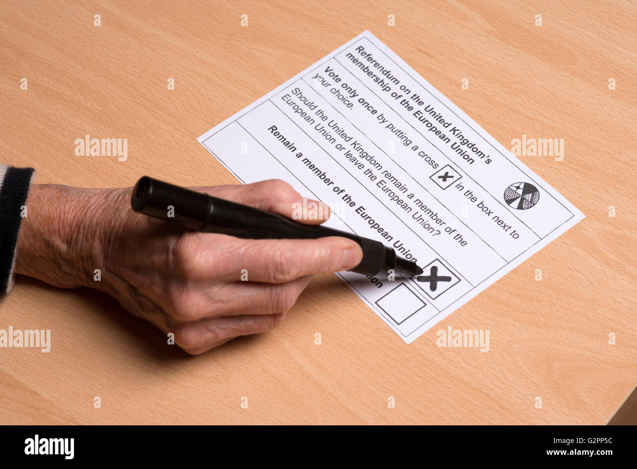 Eu referendum ballot paper hi-res stock photography and images - Alamy