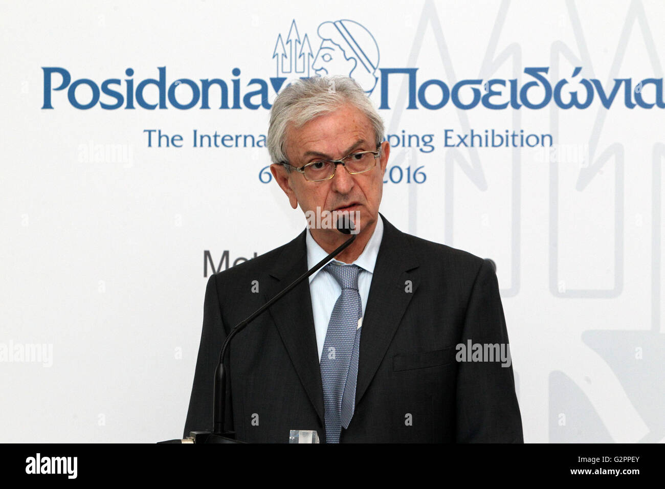 Athens, Greece. 2nd June, 2016. Theodore Veniamis, President of Greek ...