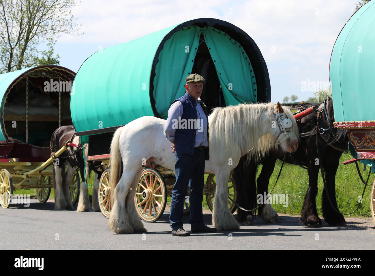 Appleby-in-Westmorland, Cumbria, UK. 02nd June, 2016. Members of the ...