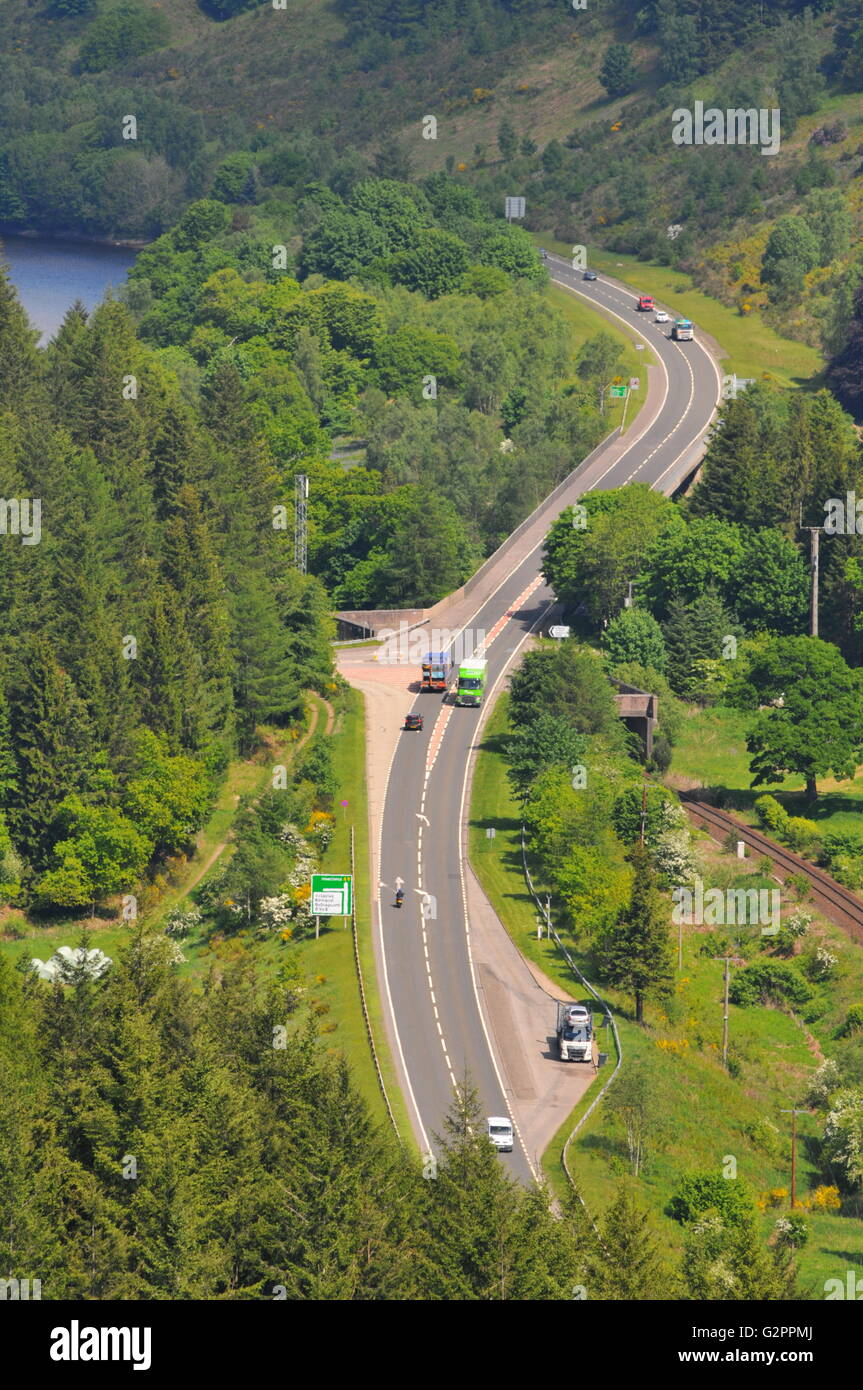 A9 scotland dualling hi-res stock photography and images - Alamy