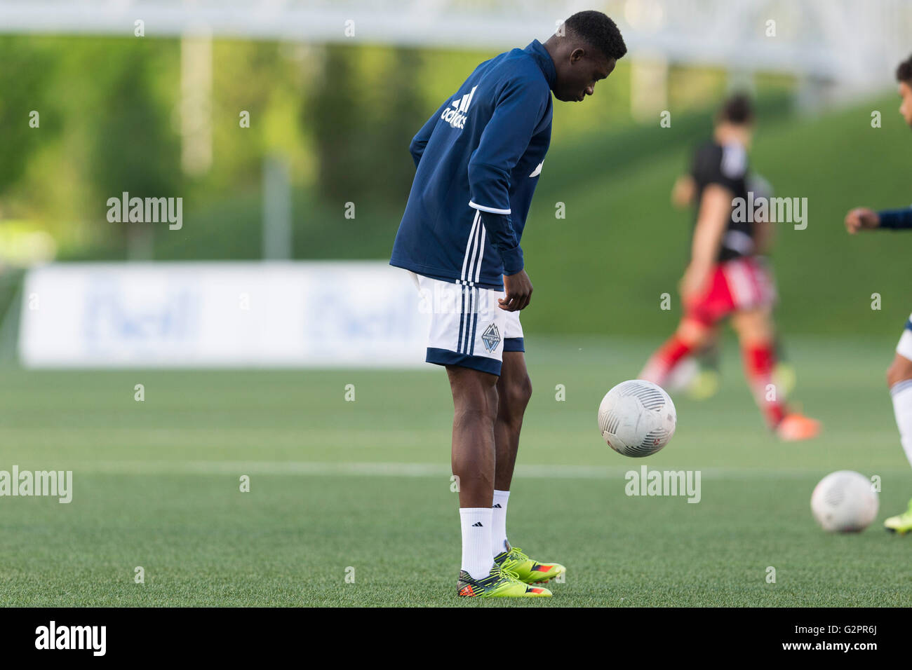 June 01, 2016: Vancouver Whitecaps 15-year-old rookie Alphonso Davies ...