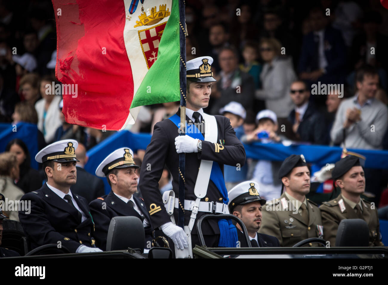 Rome, Italy. 02nd June, 2016. Military parade during the 70th ...