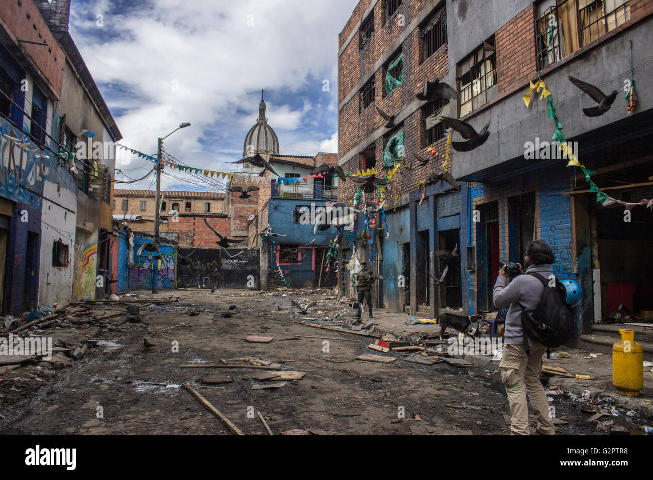 Bogota, Colombia. 31st May, 2016. The bronx was a street in the city ...