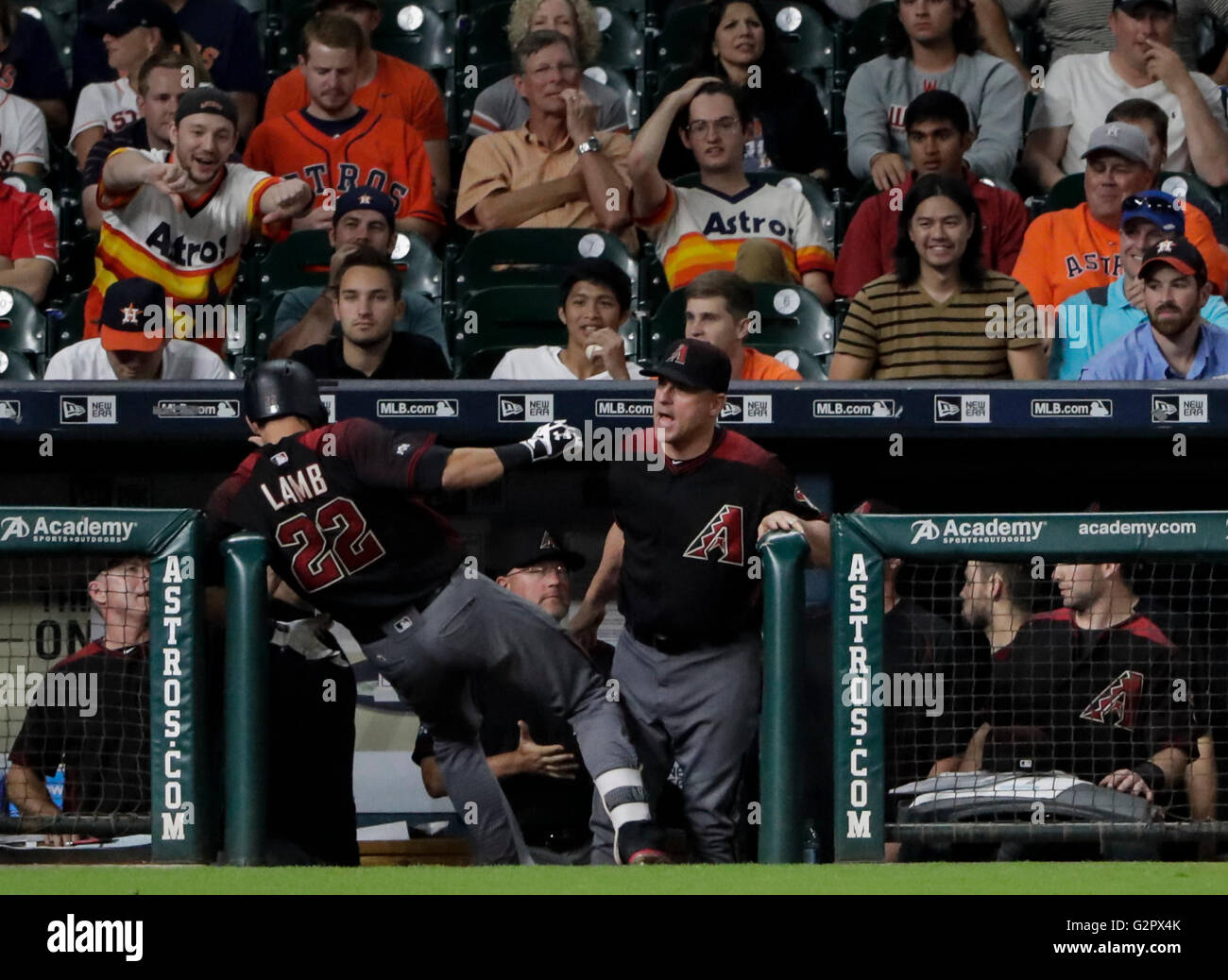Houston, TX, USA. 1st June, 2016. Arizona Diamondbacks third baseman ...