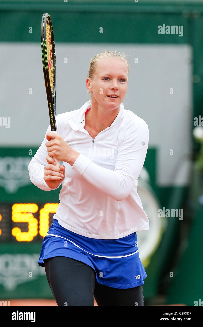 Paris, France. 2nd June, 2016. Kiki Bertens (NED) Tennis : Kiki Bertens ...