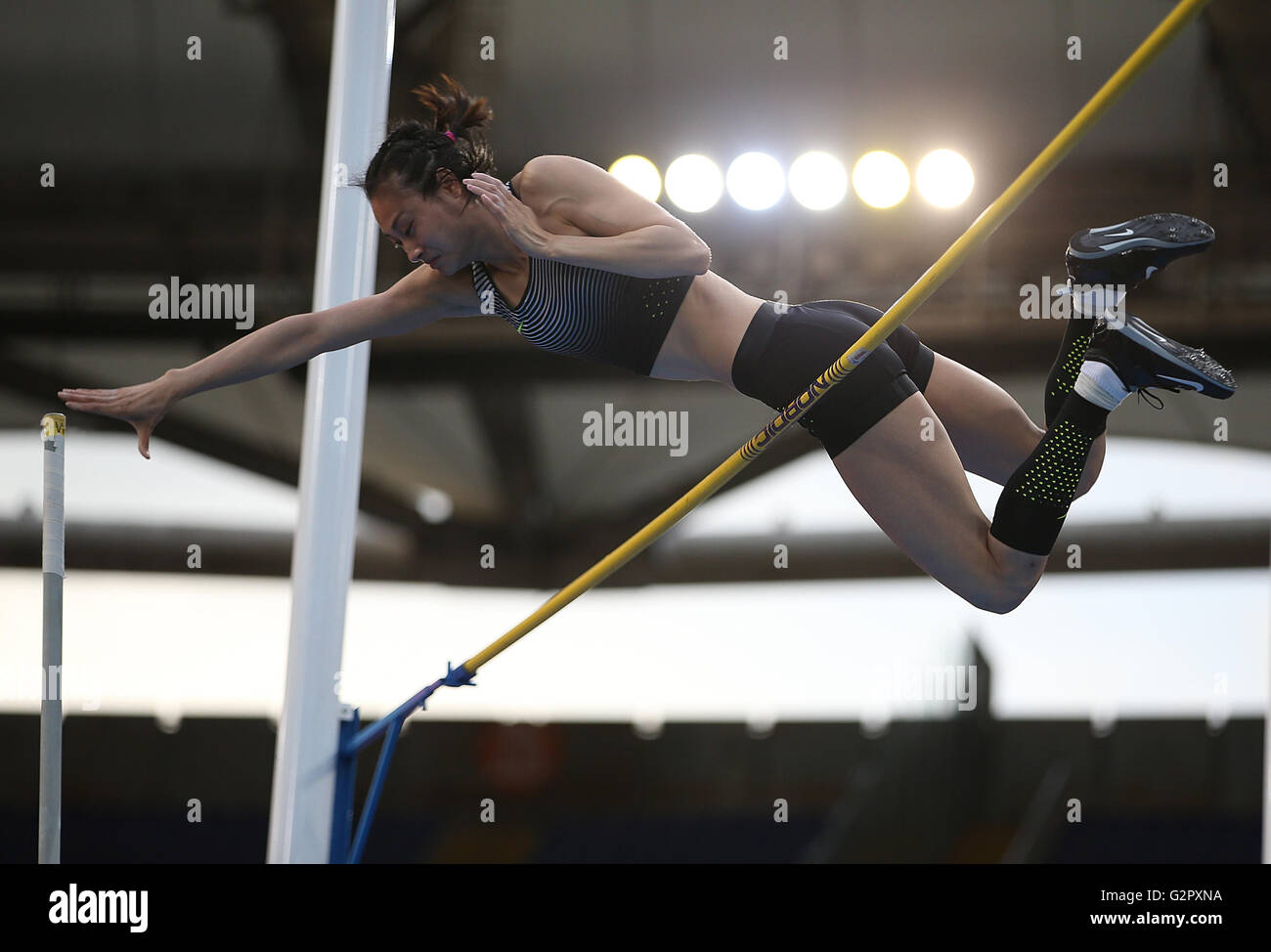 Rome, Italy. 2nd June, 2016. Li Ling of China competes during the women ...