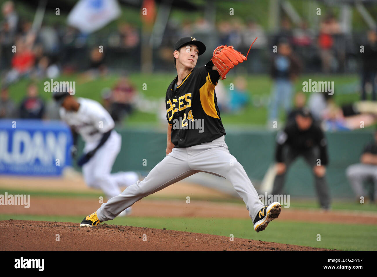 Tacoma, Washington, USA. 02nd June, 2016. Salt Lake City pitcher Tim ...