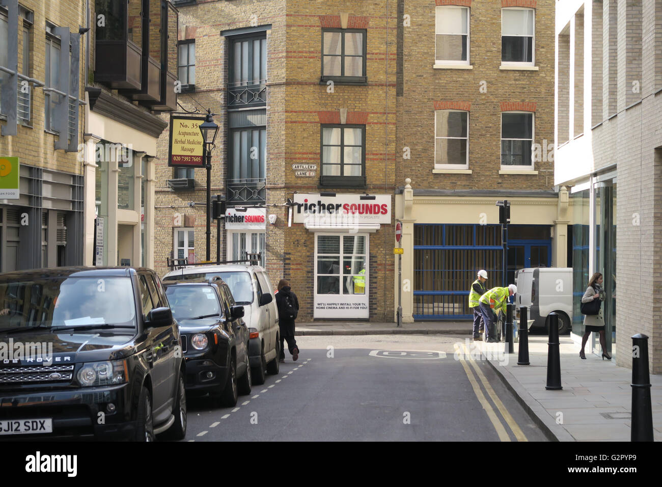 Worker van construction hi-res stock photography and images - Alamy