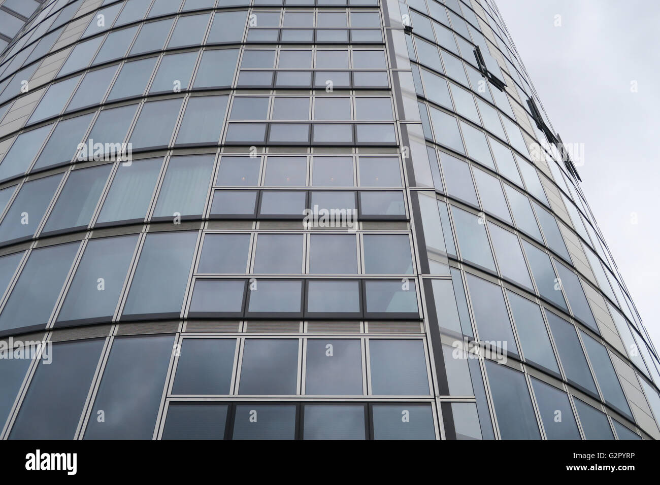 detail of tall glass skyscraper Stock Photo - Alamy