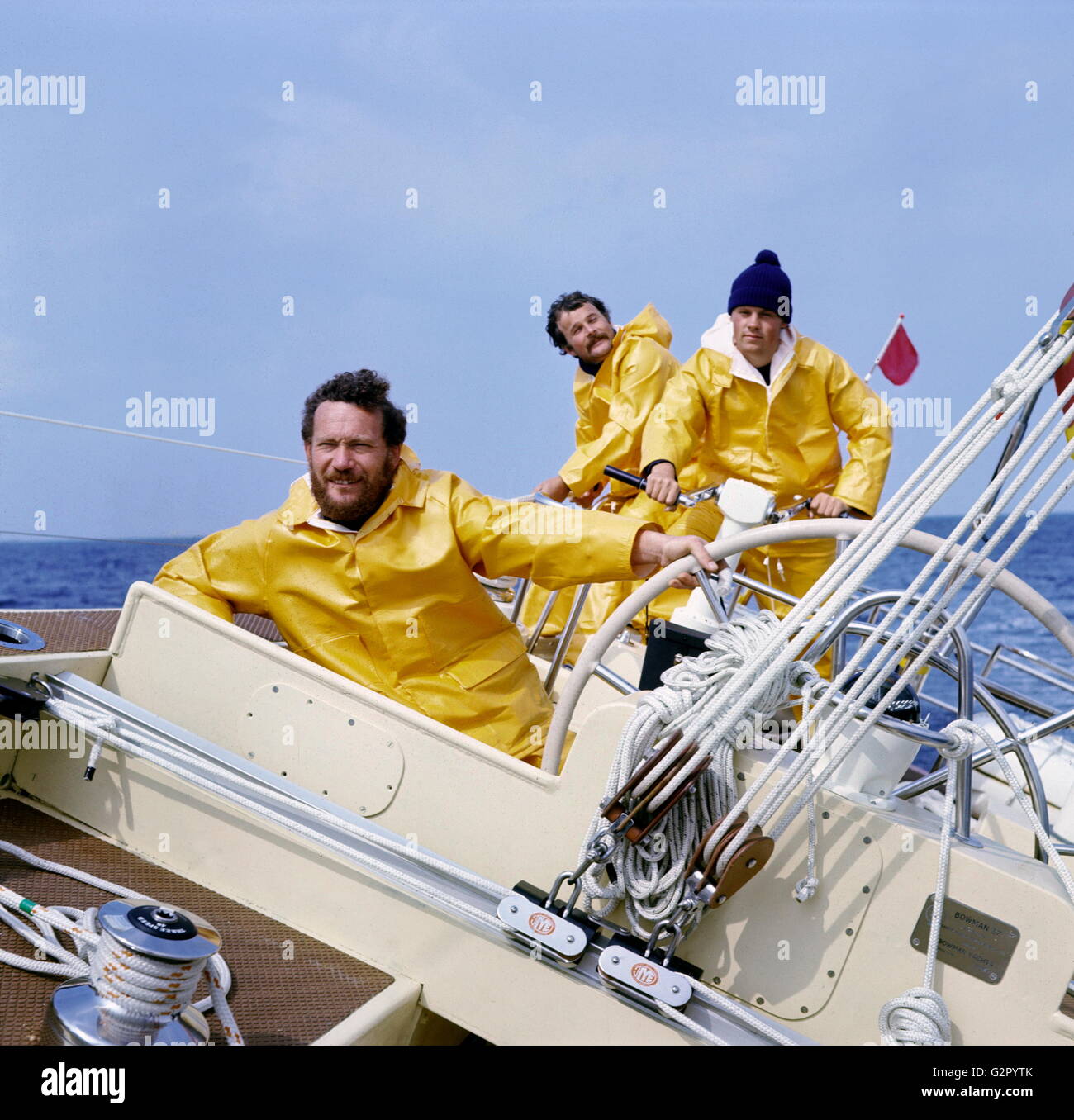 AJAX NEWS PHOTOS. 1977. IRISH SEA. - FASTNET RACE SKIPPER - ROBIN KNOX ...