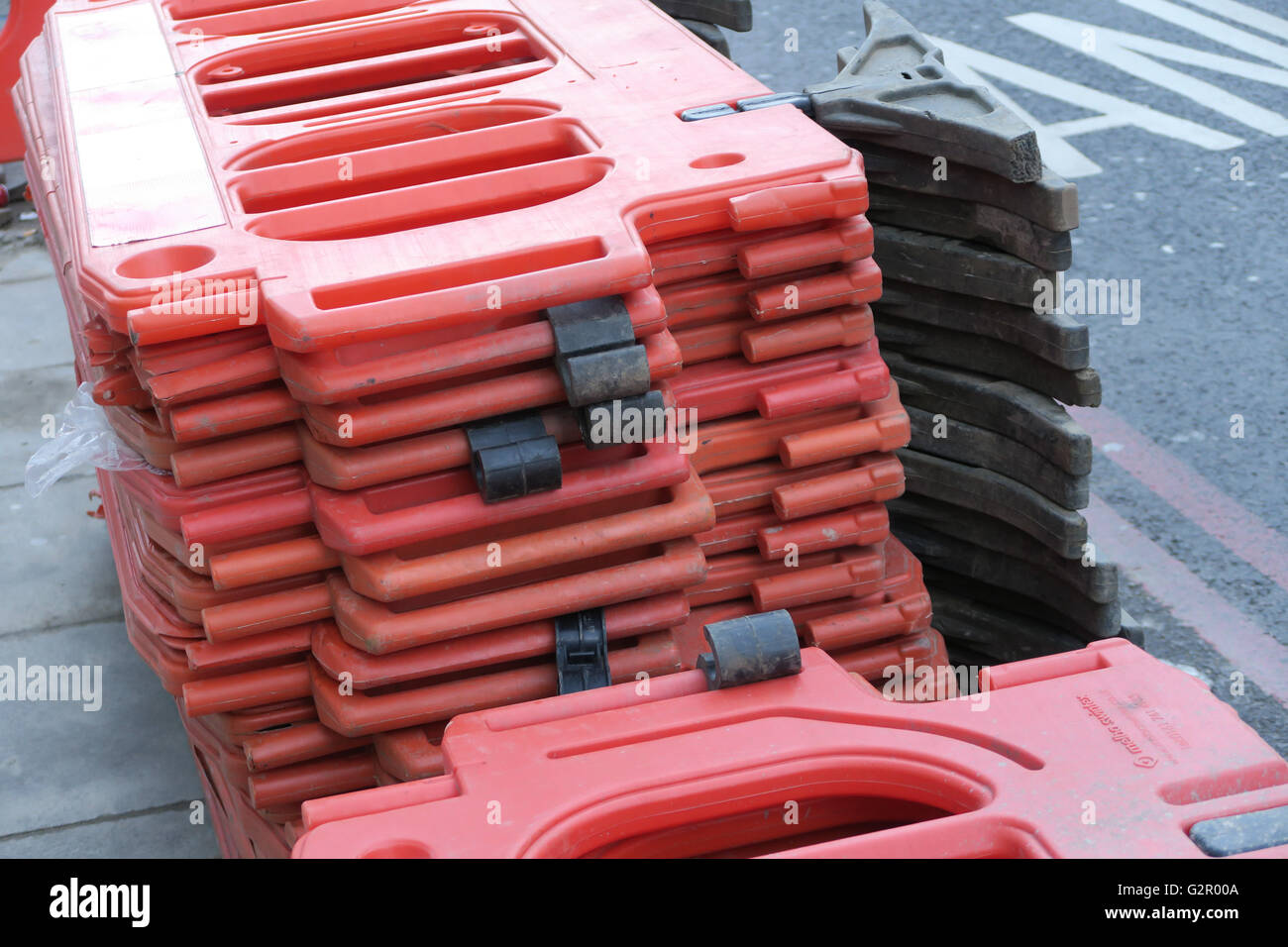 Road barriers hi-res stock photography and images - Alamy