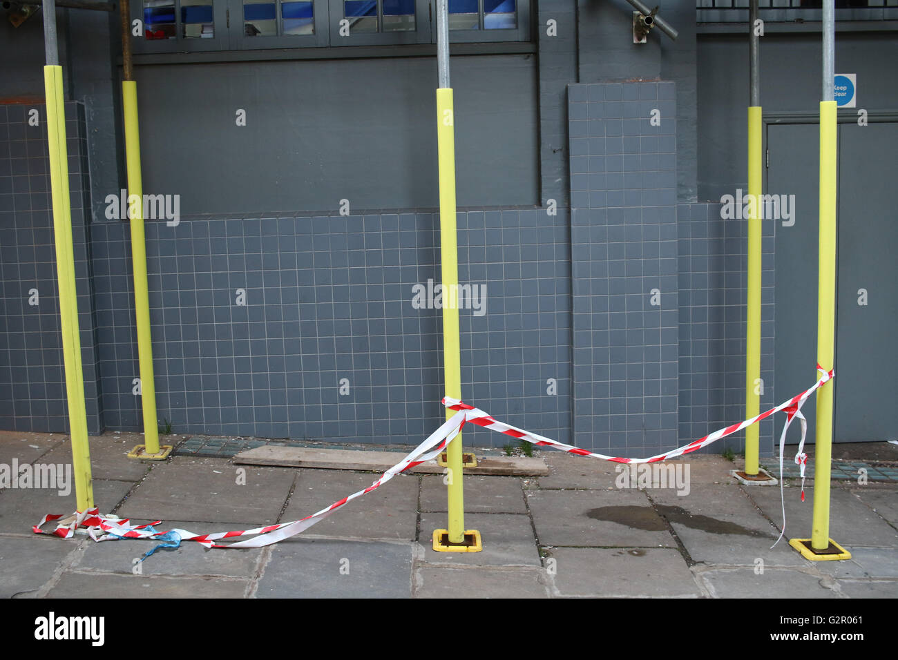 Hazard tape hi-res stock photography and images - Alamy