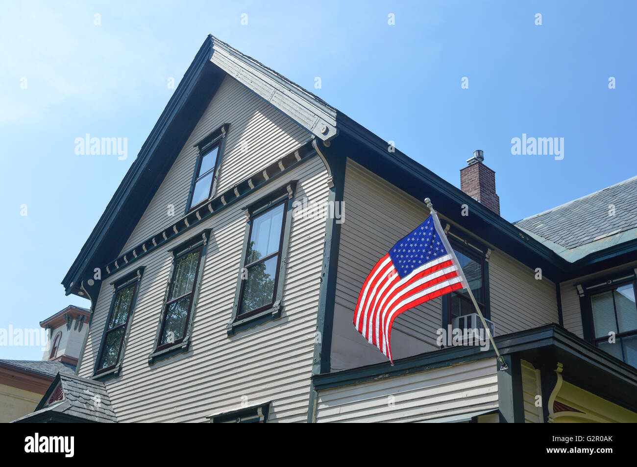 Old time flag hi-res stock photography and images - Alamy