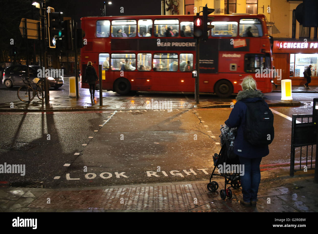 Pushchair london bus hi-res stock photography and images - Alamy