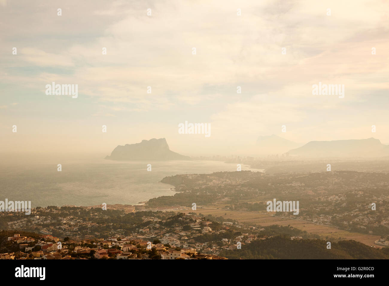 Aerial view calpe spain hi-res stock photography and images - Alamy