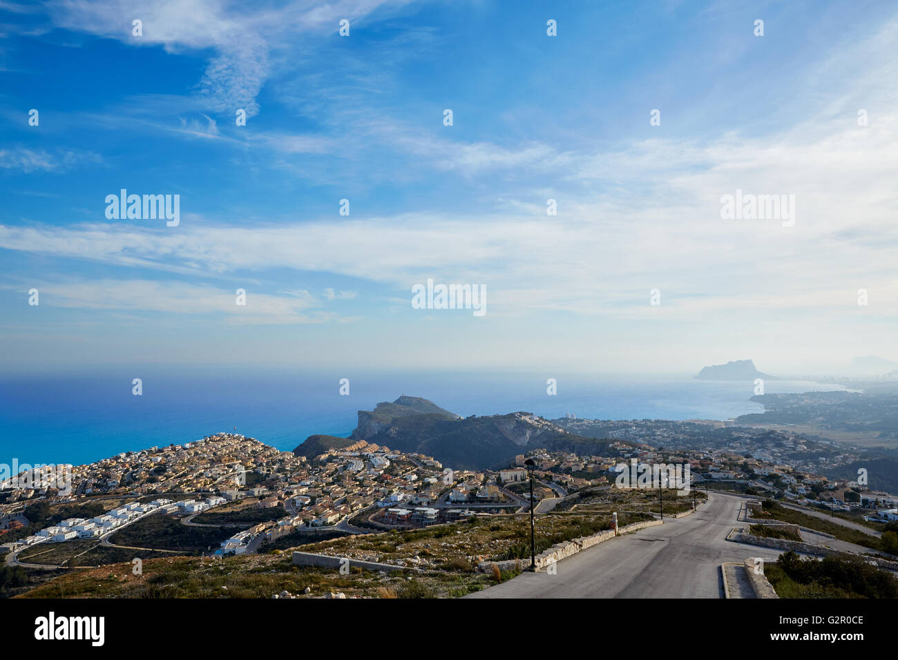 Aerial view calpe spain hi-res stock photography and images - Alamy