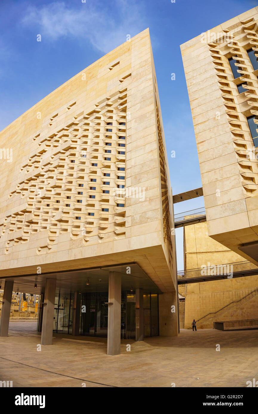 The new Parliament House of Malta. The building was constructed between ...