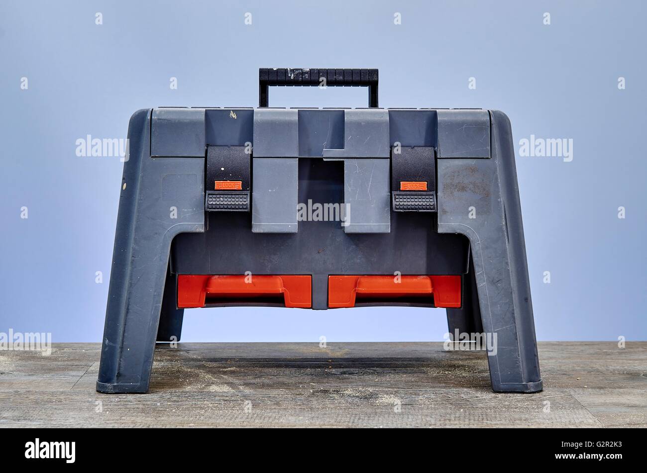 A studio photo of a industrial tool box Stock Photo - Alamy