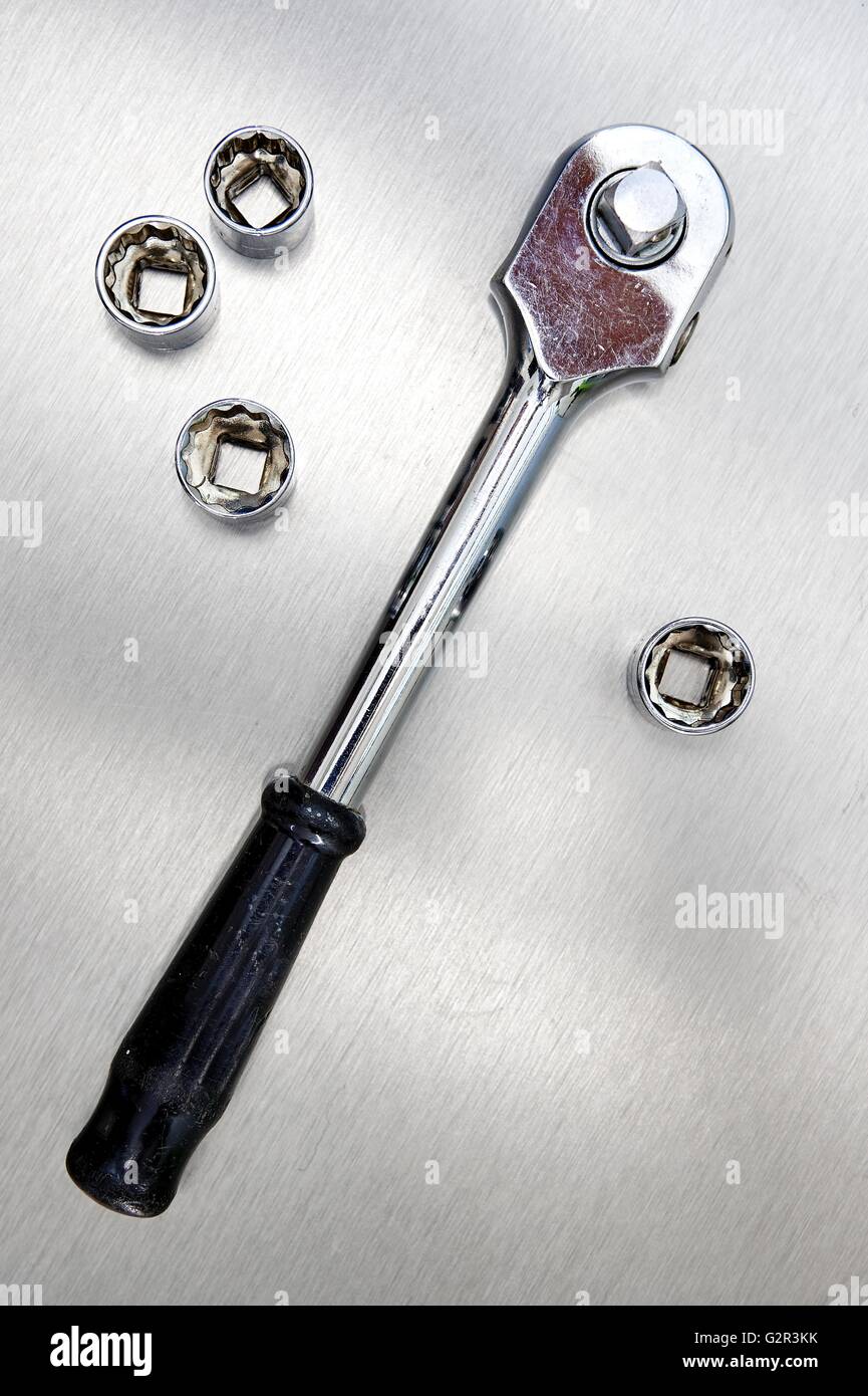 A studio photo of a socket wrench Stock Photo - Alamy