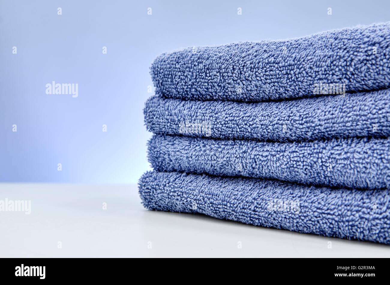 A studio photo of bath towels Stock Photo - Alamy
