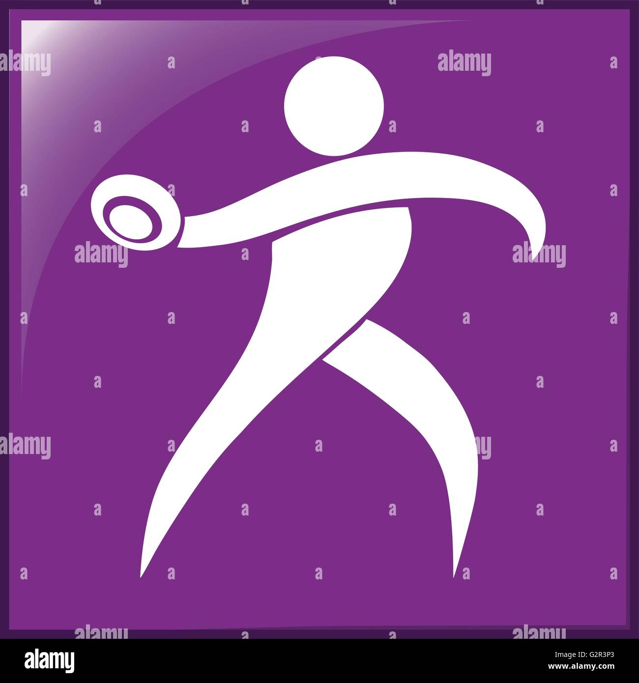 Discus clipart hi-res stock photography and images - Alamy