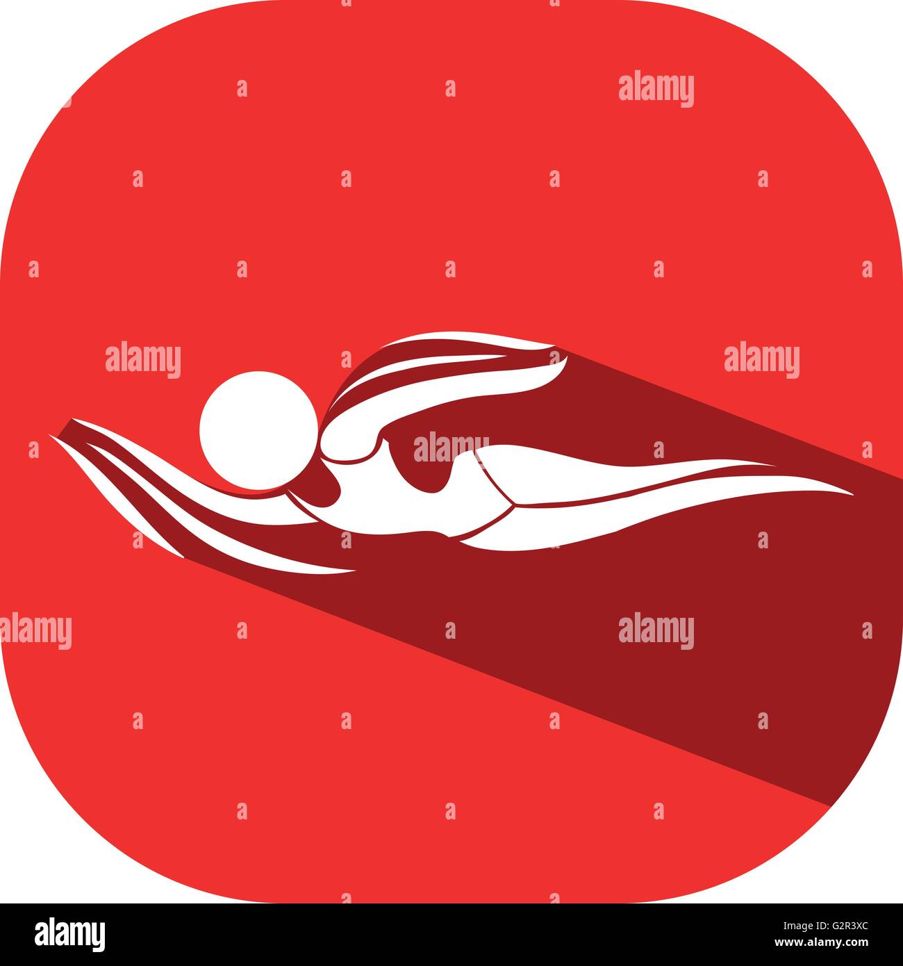 Recreation swim swimmer swimming fun Stock Vector Images - Alamy