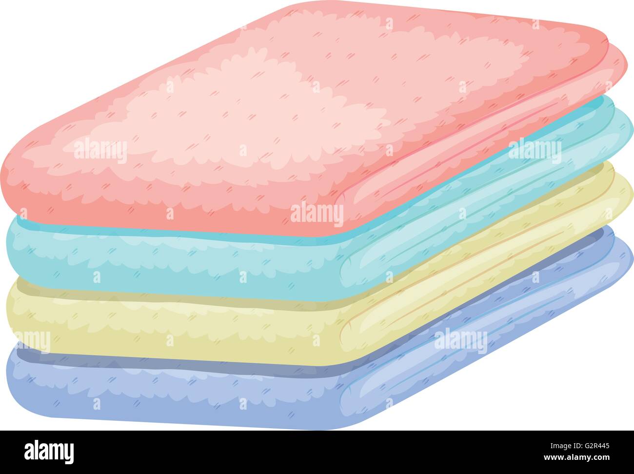 Illustration towels Stock Vector Images - Alamy