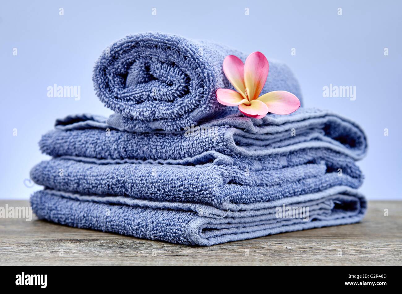 A studio photo of bath towels Stock Photo - Alamy