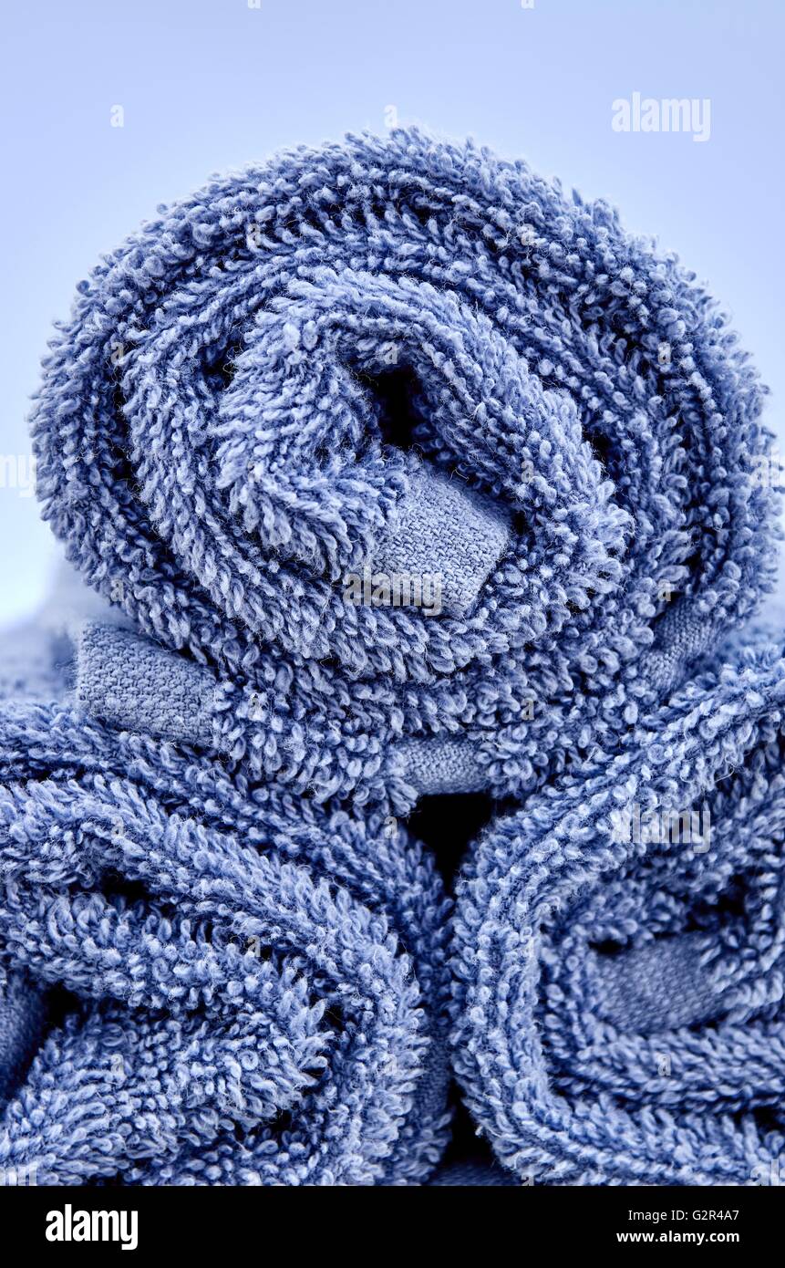 A studio photo of bath towels Stock Photo - Alamy