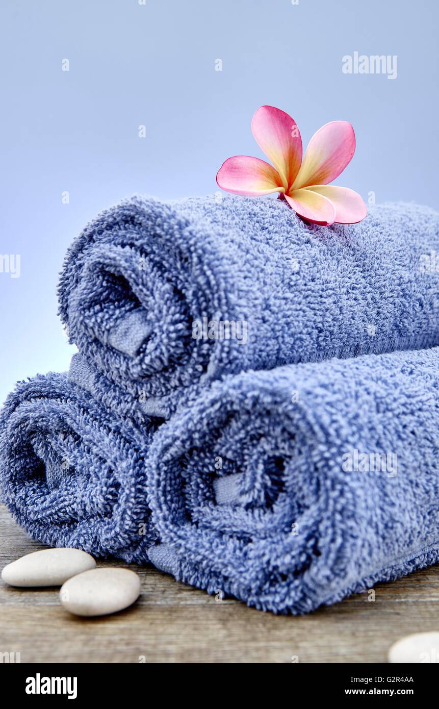 A studio photo of bath towels Stock Photo - Alamy