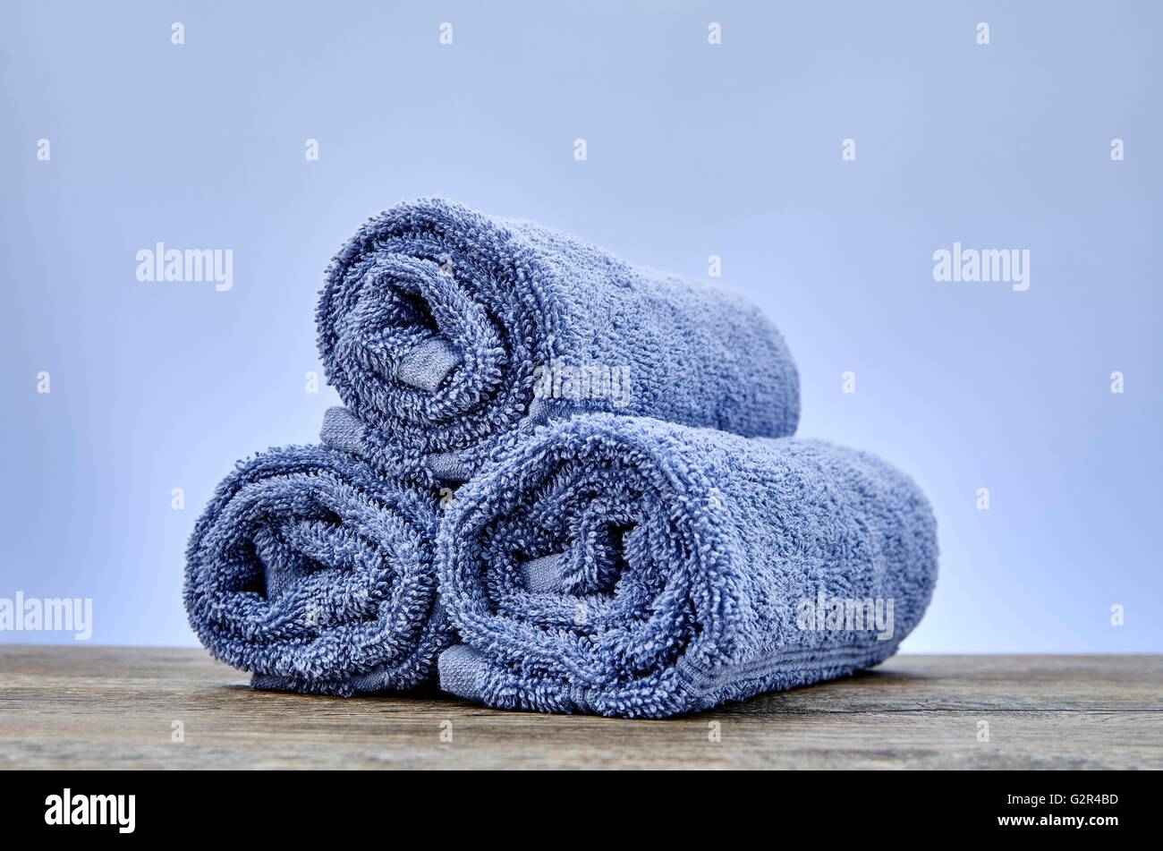 A studio photo of bath towels Stock Photo - Alamy