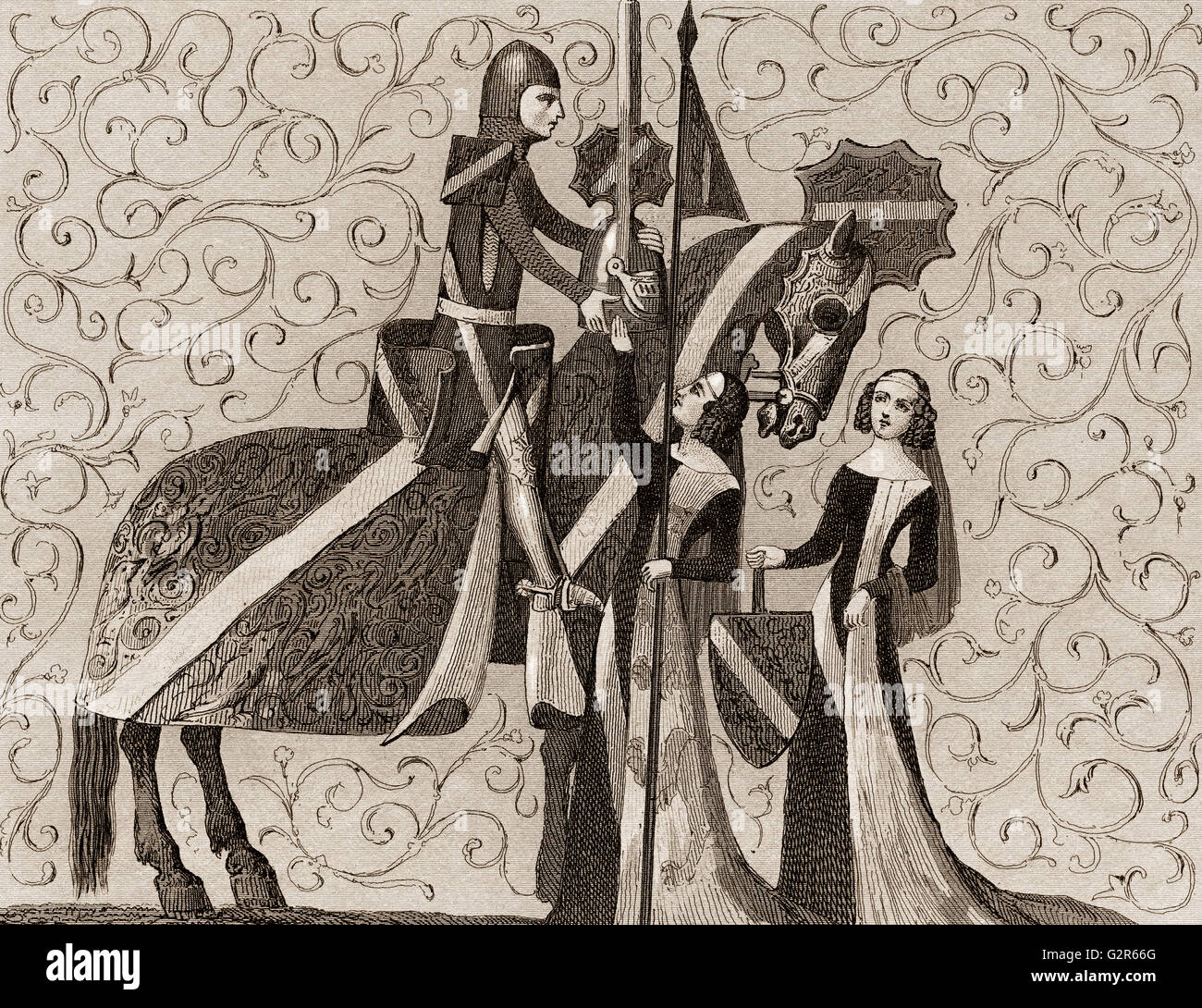 Armed warrior england 13th century hi-res stock photography and images ...