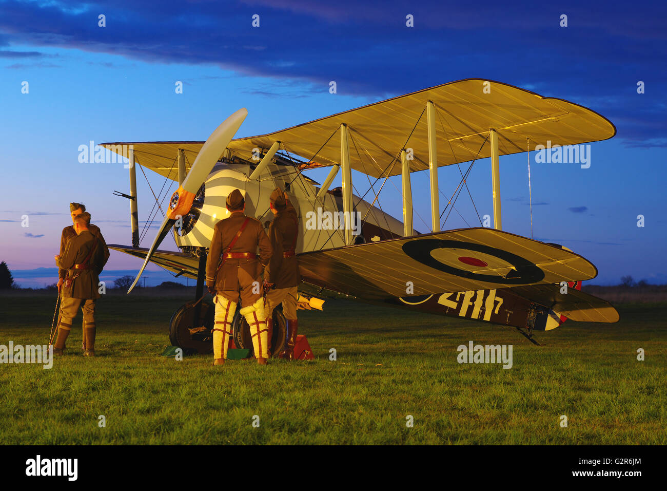 Sopwith Snipe, ZK-SNI, at Stow Maries Stock Photo - Alamy