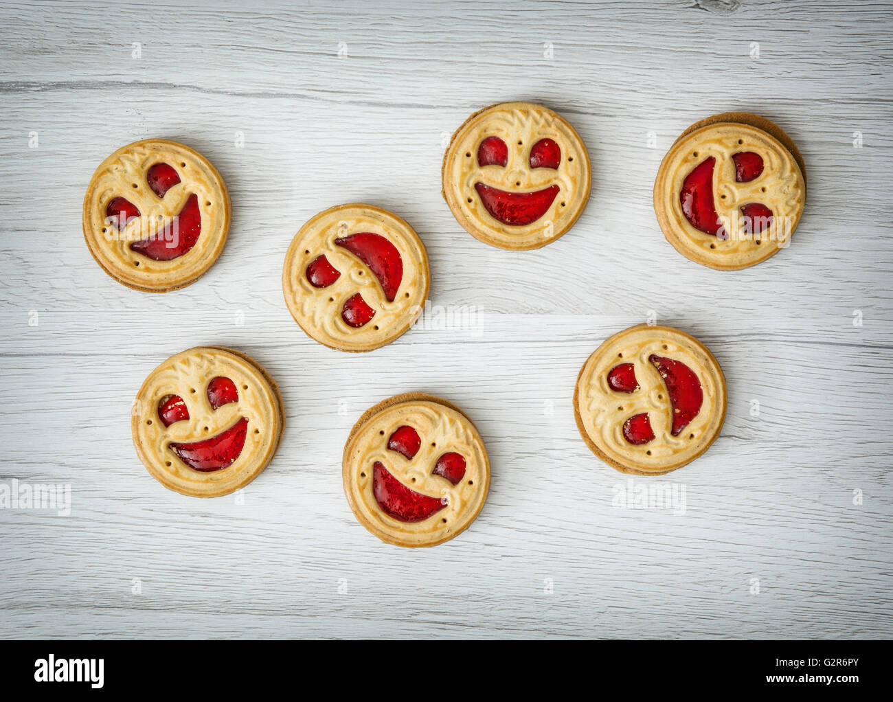 Smiley Biscuits Sweet Food High Resolution Stock Photography and Images ...