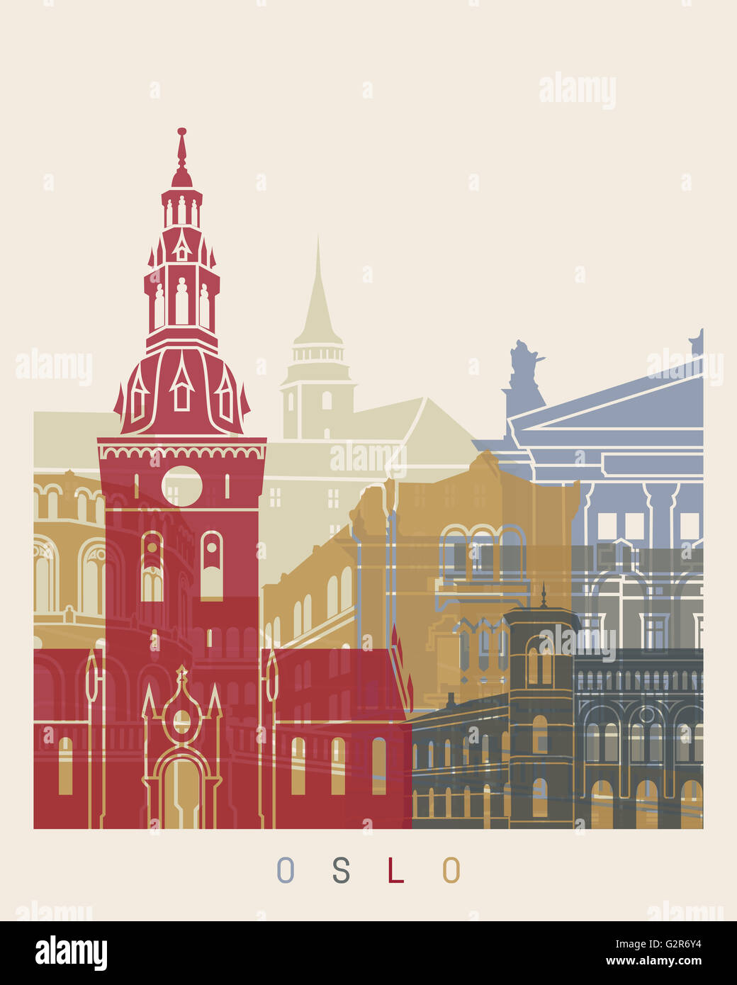Oslo poster hi-res stock photography and images - Alamy