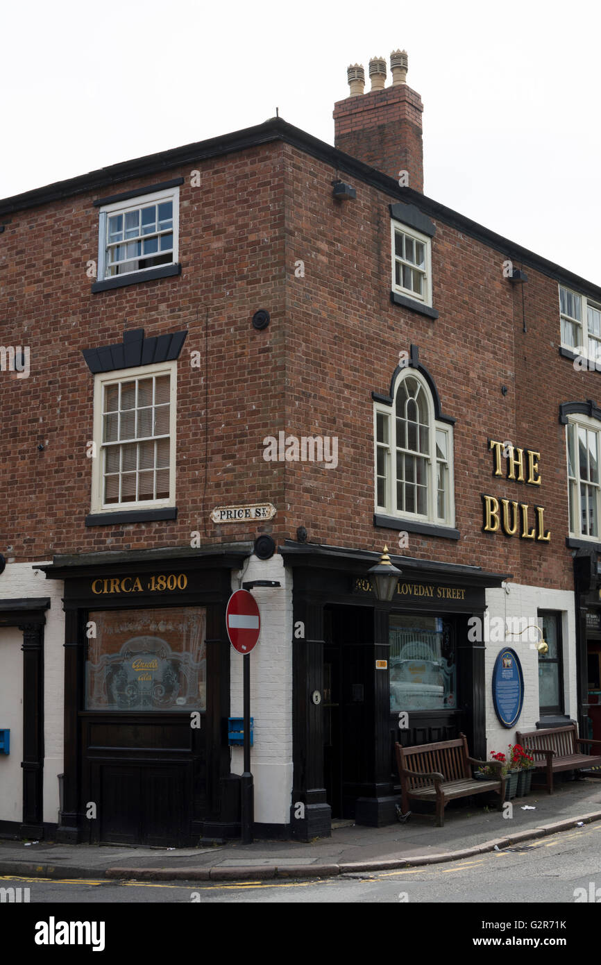 The Bull pub, Gun Quarter, Birmingham, UK Stock Photo - Alamy