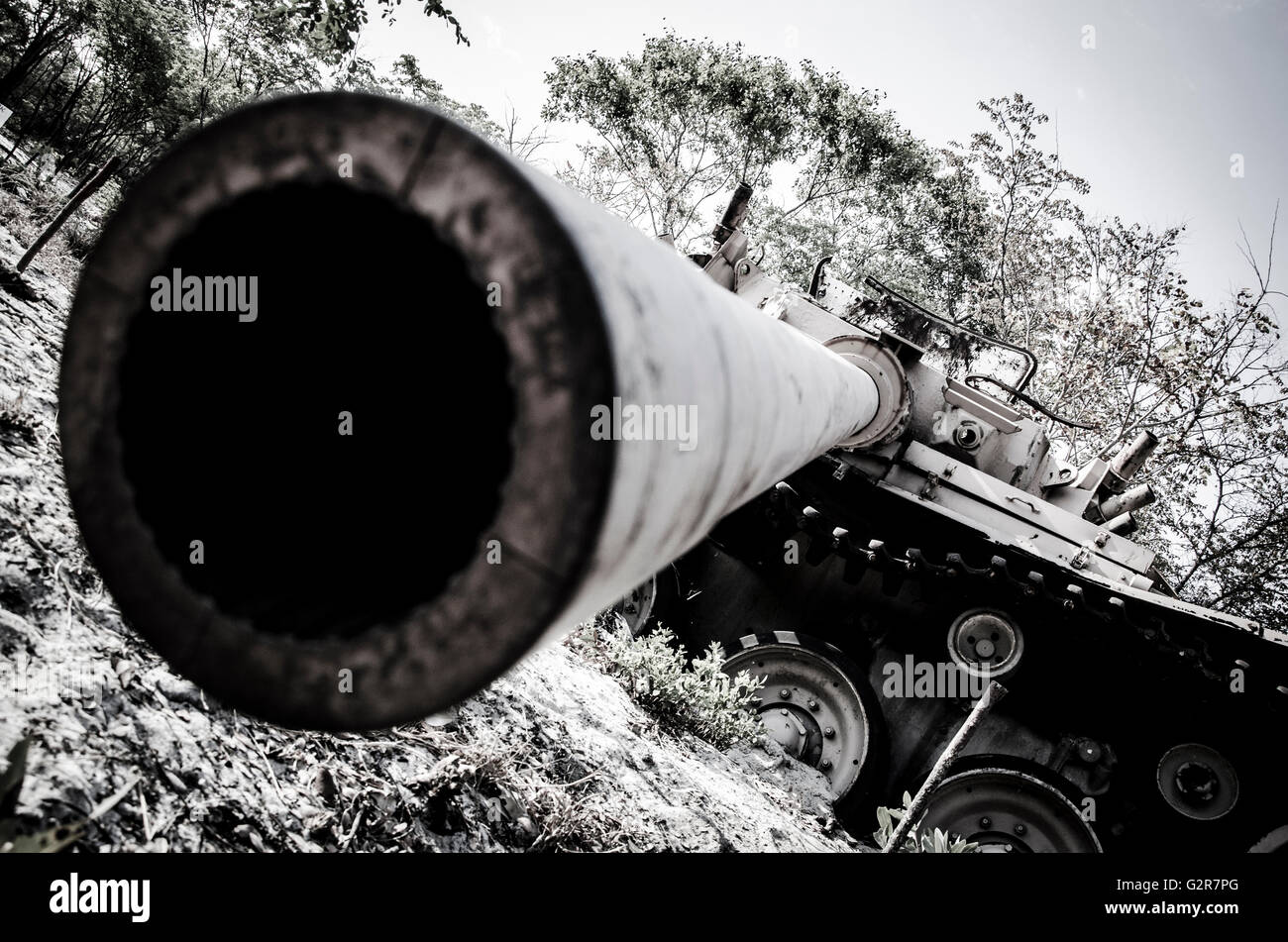 Abandoned Tank, Angola Stock Photo - Alamy