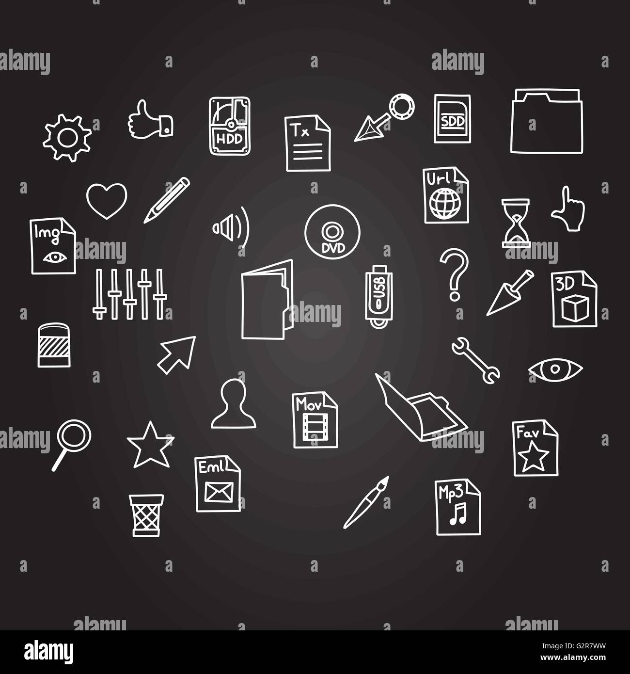 Misc files image Stock Vector Images - Alamy