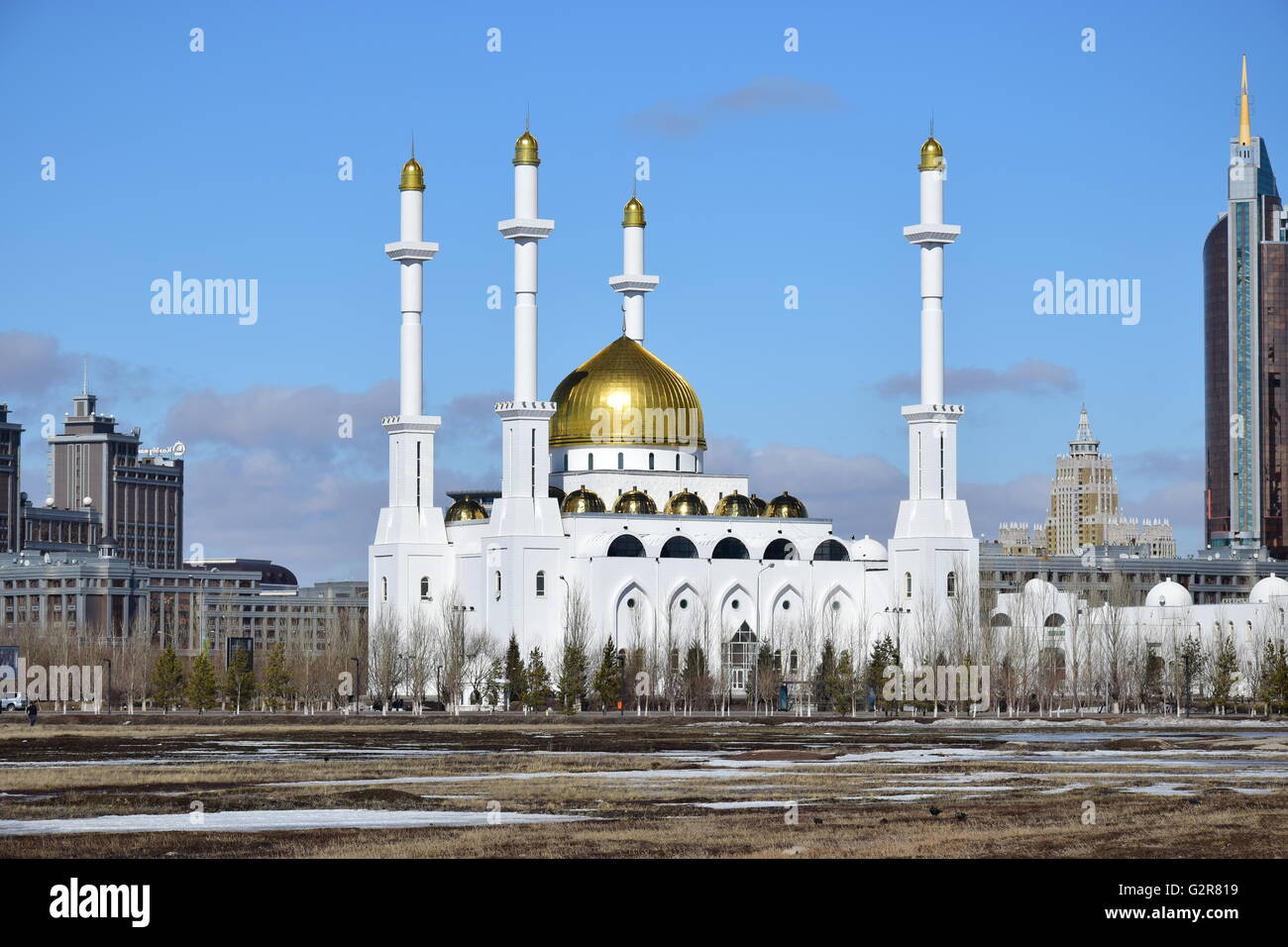 The NUR-ASTANA mosque in Astana, capital of Kazakhstan Stock Photo - Alamy