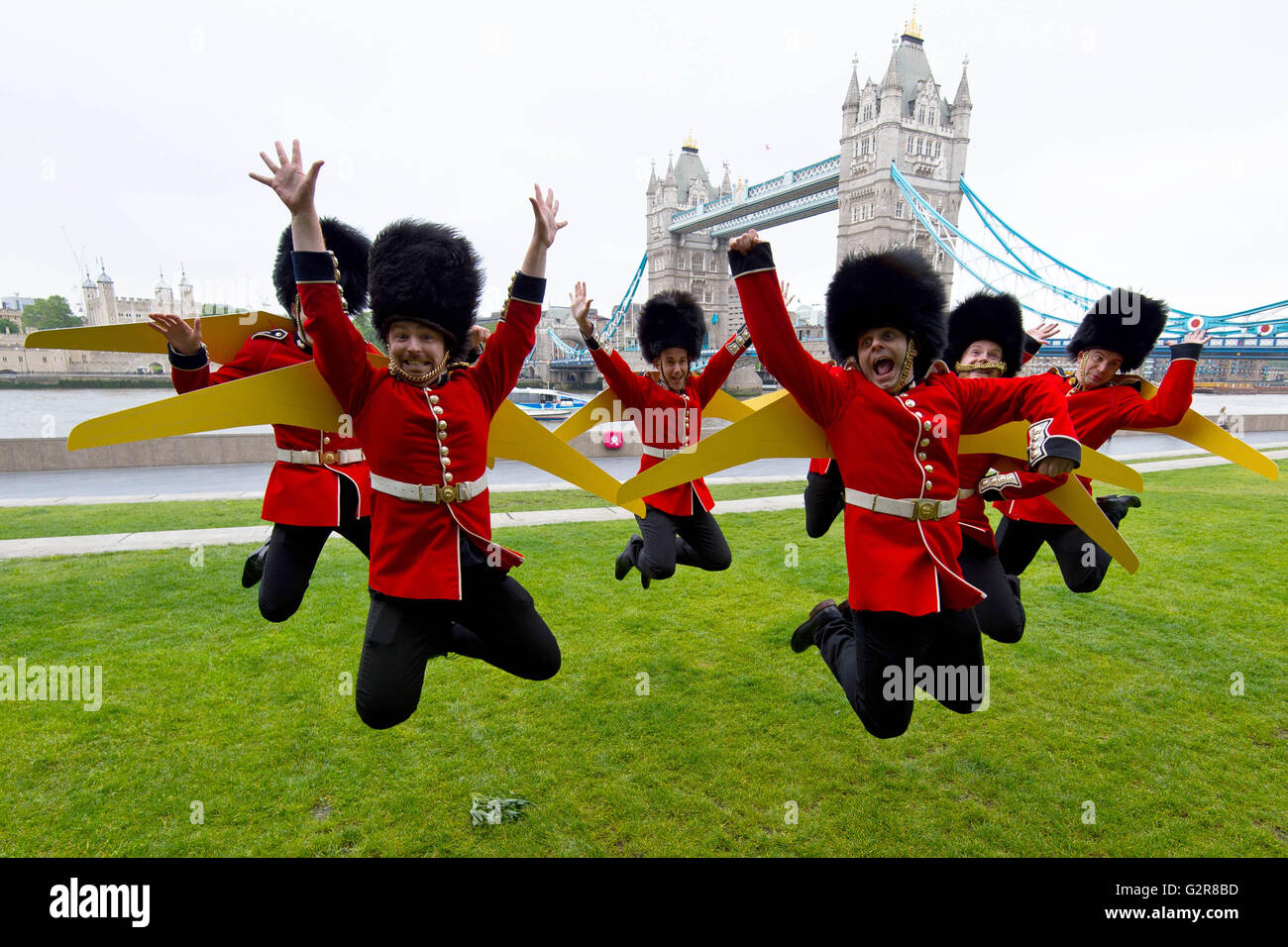 Vueling Airlines launch their Wings competition on Potters Fields Park ...