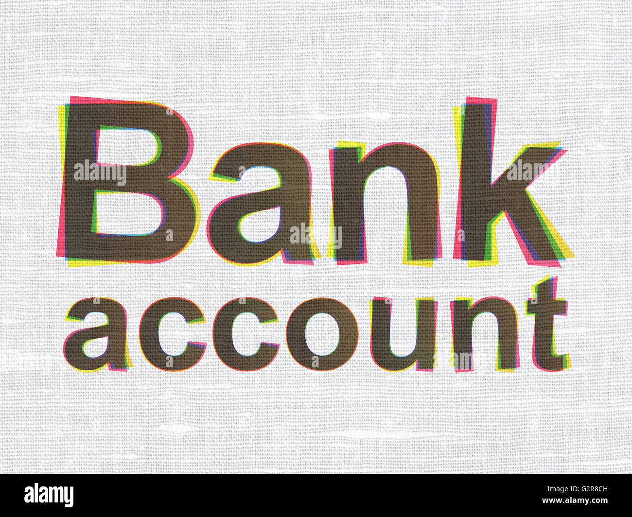 Money concept: Bank Account on fabric texture background Stock Photo ...