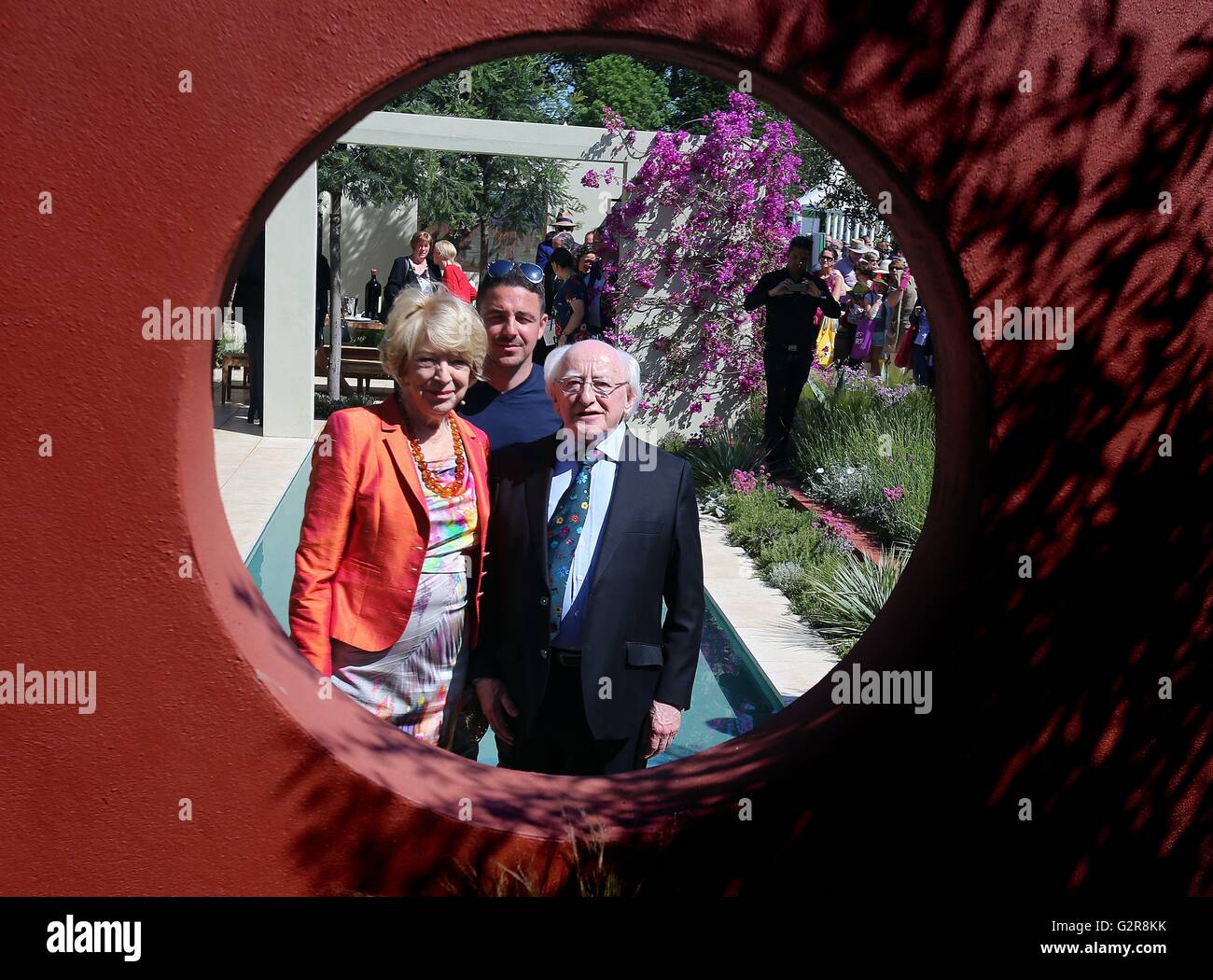 President Michael D Higgins and his wife Sabina take a tour of the Gold ...