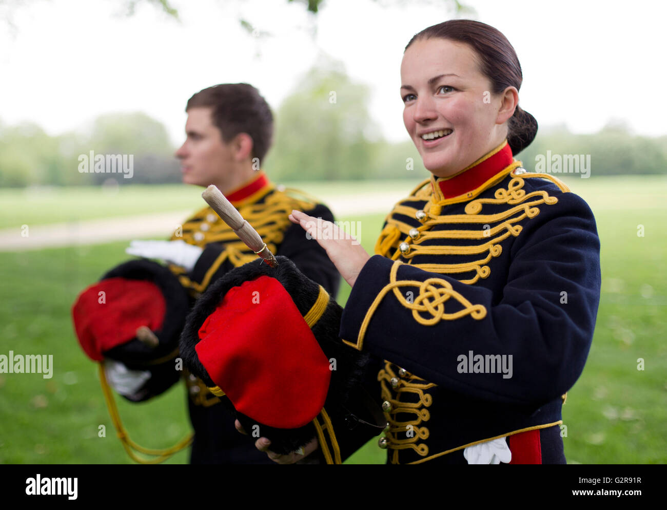 Members of the King's Troop Royal Horse Artillery make final ...