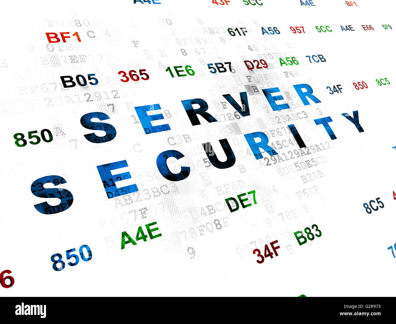 Safety concept: Server Security on Digital background Stock Photo - Alamy