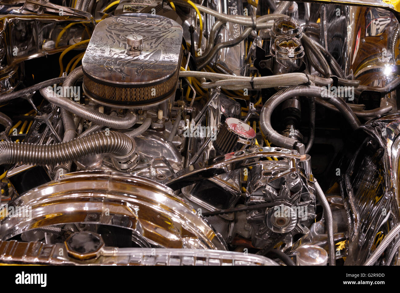 Chromed Engine High Resolution Stock Photography and Images - Alamy