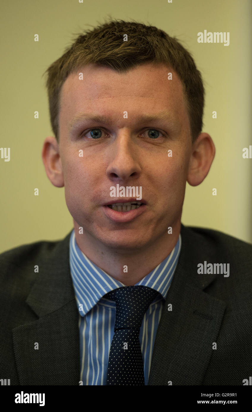 Economist Ryan Bourne speaks at an Economists for Brexit event at The ...