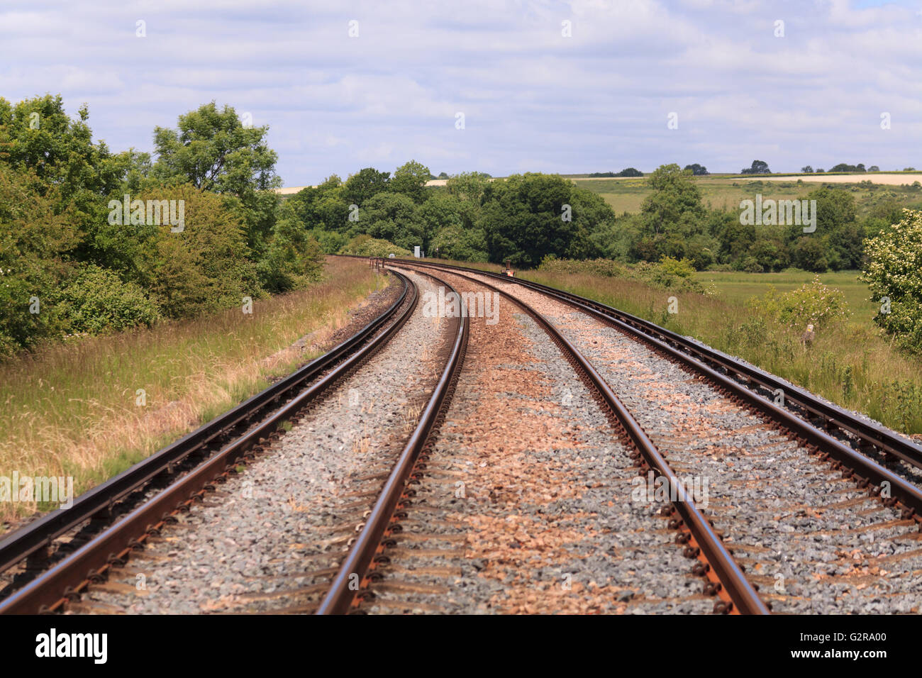 Railway bend hi-res stock photography and images - Alamy