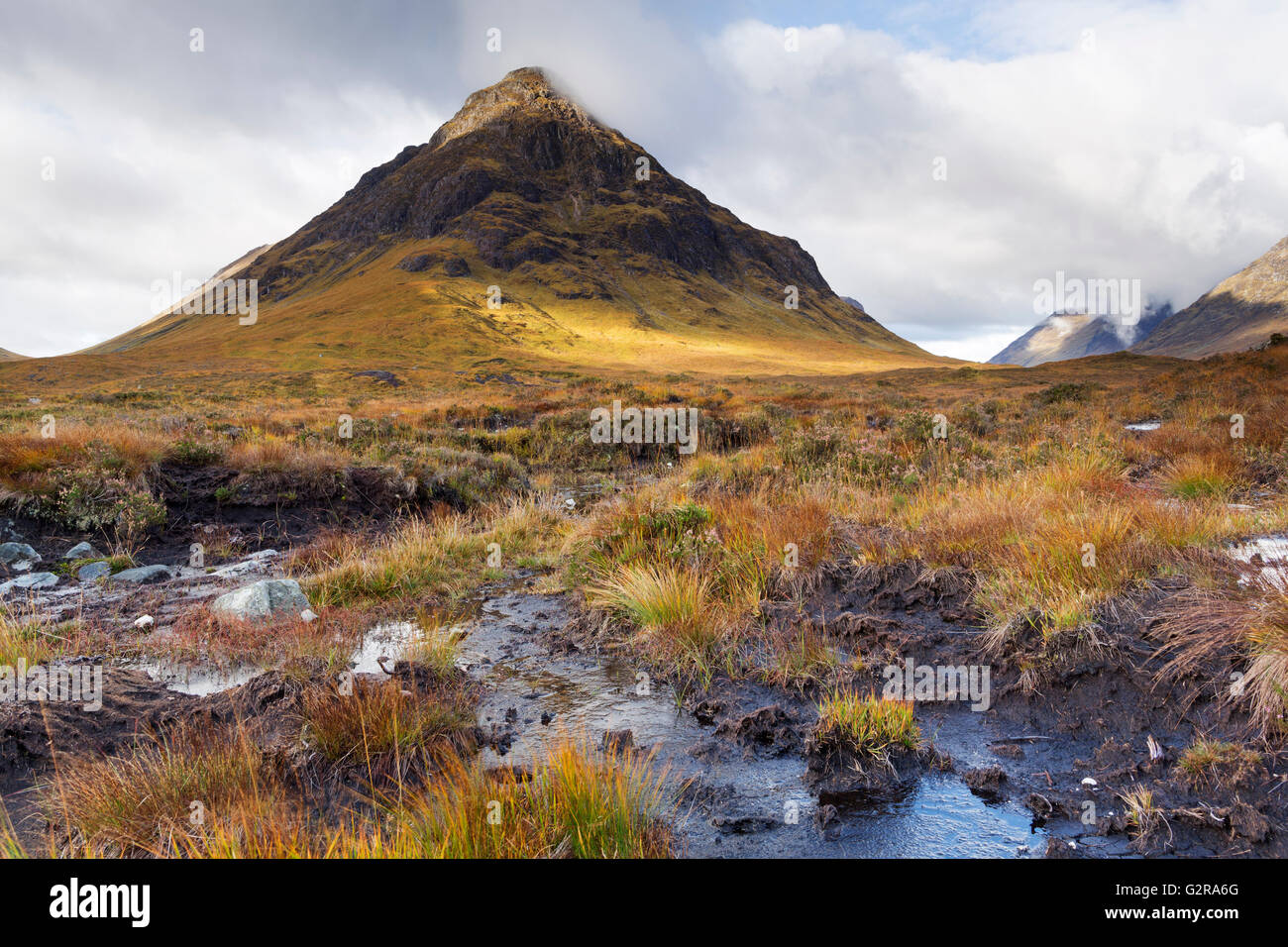 Stob Dearg, the most northeasterly peak of Buachaille Etive Mor, with a ...