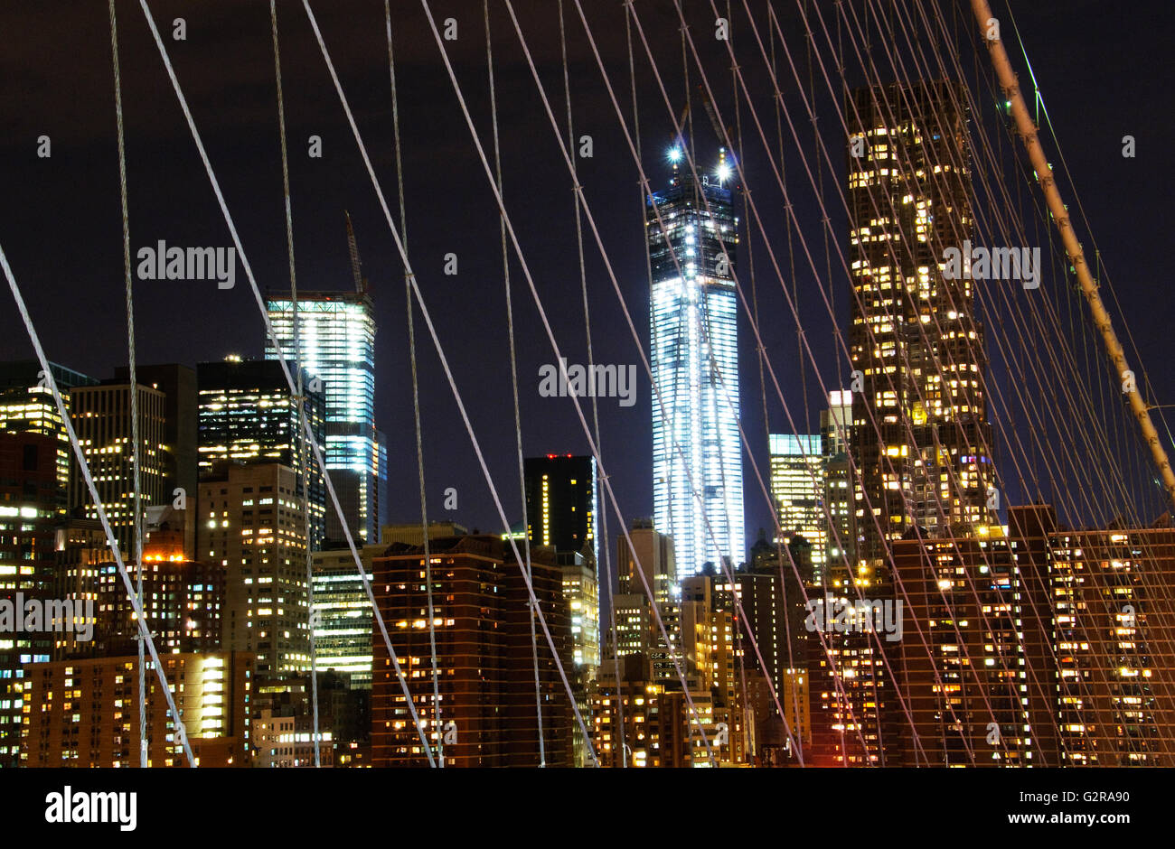 Freedom Tower New York Night