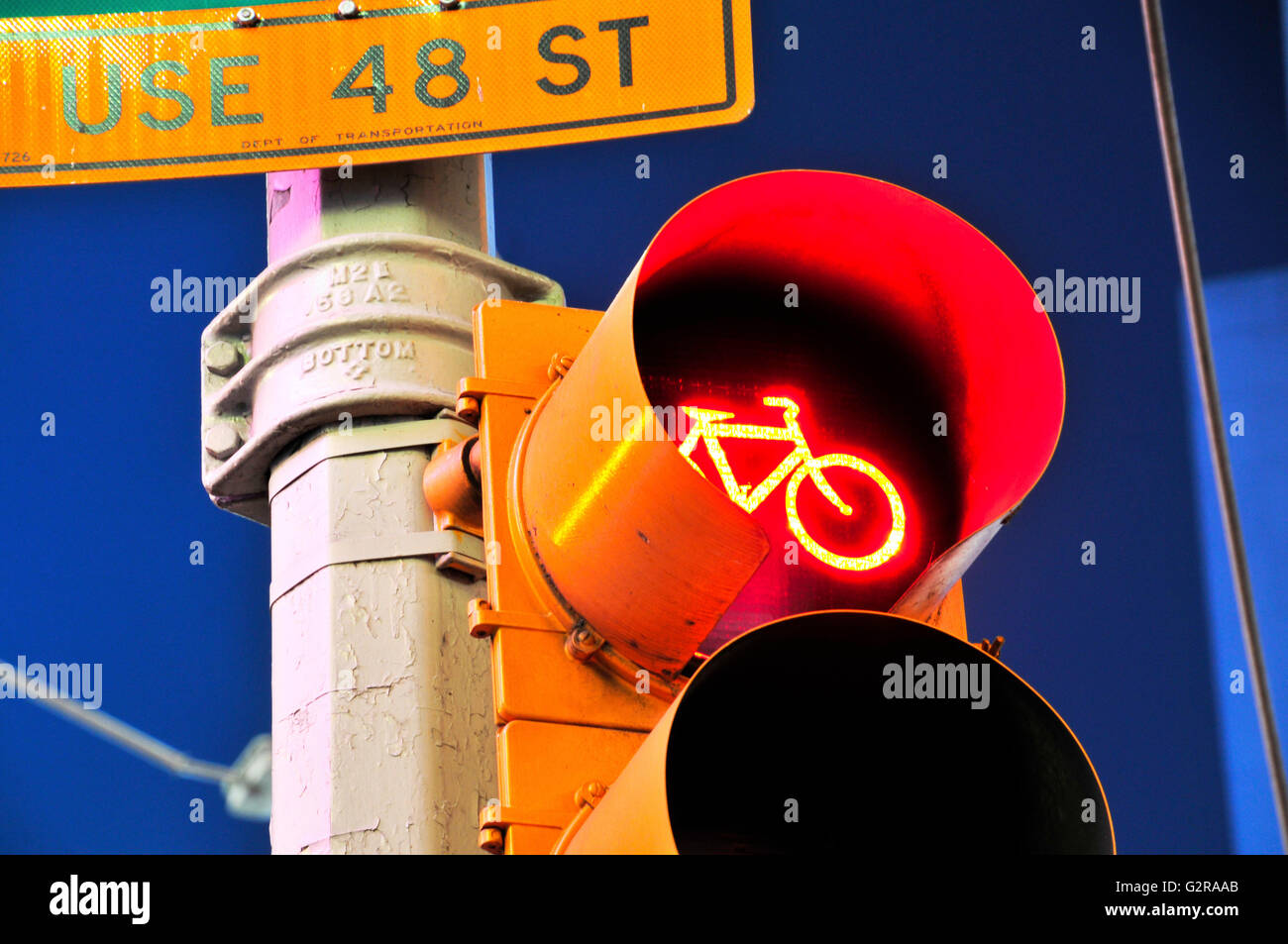 Traffic Lights, 42nd Street, Broadway, Times Square, Manhattan, New ...